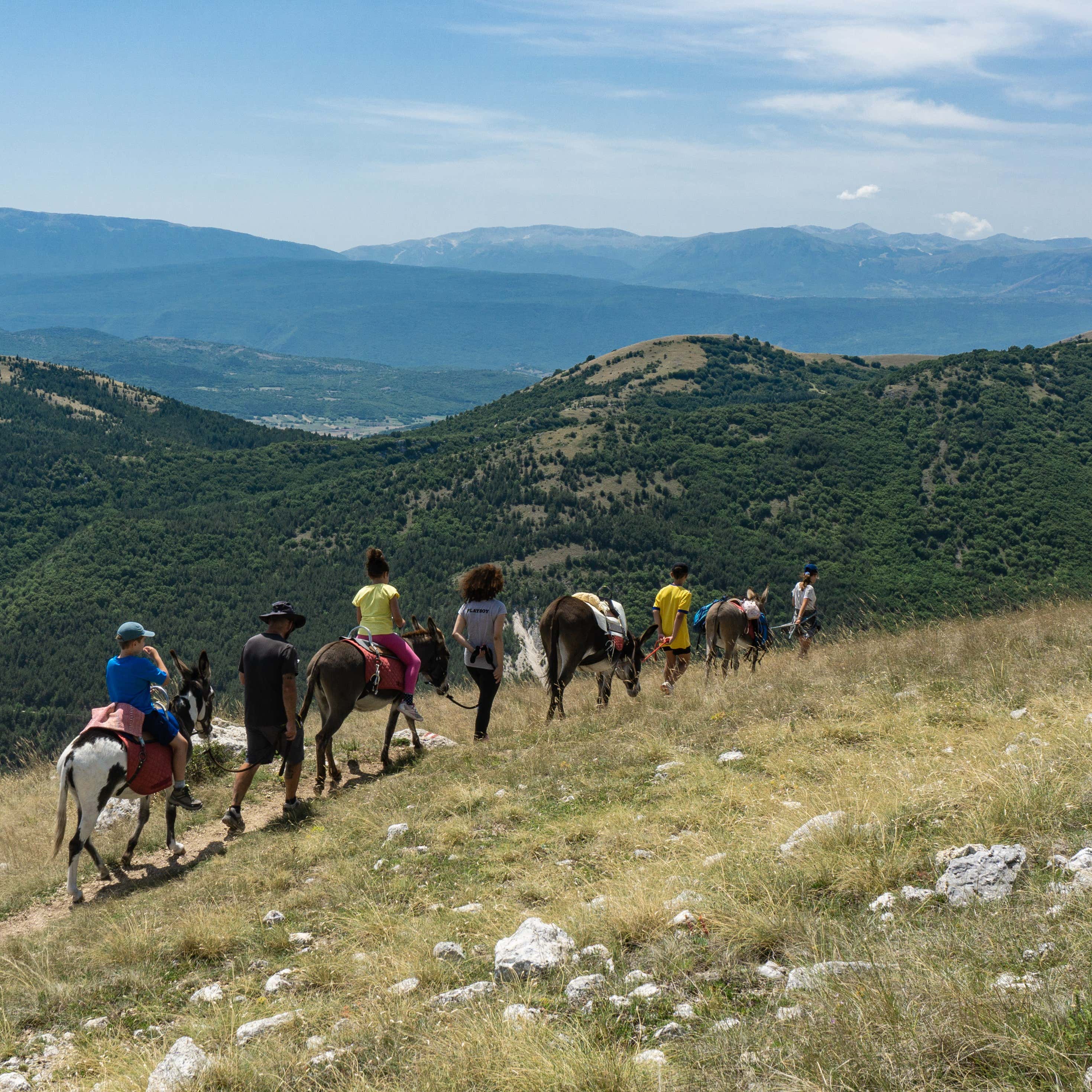 Trekking con gli asini a Rocca Calascio | Freedome