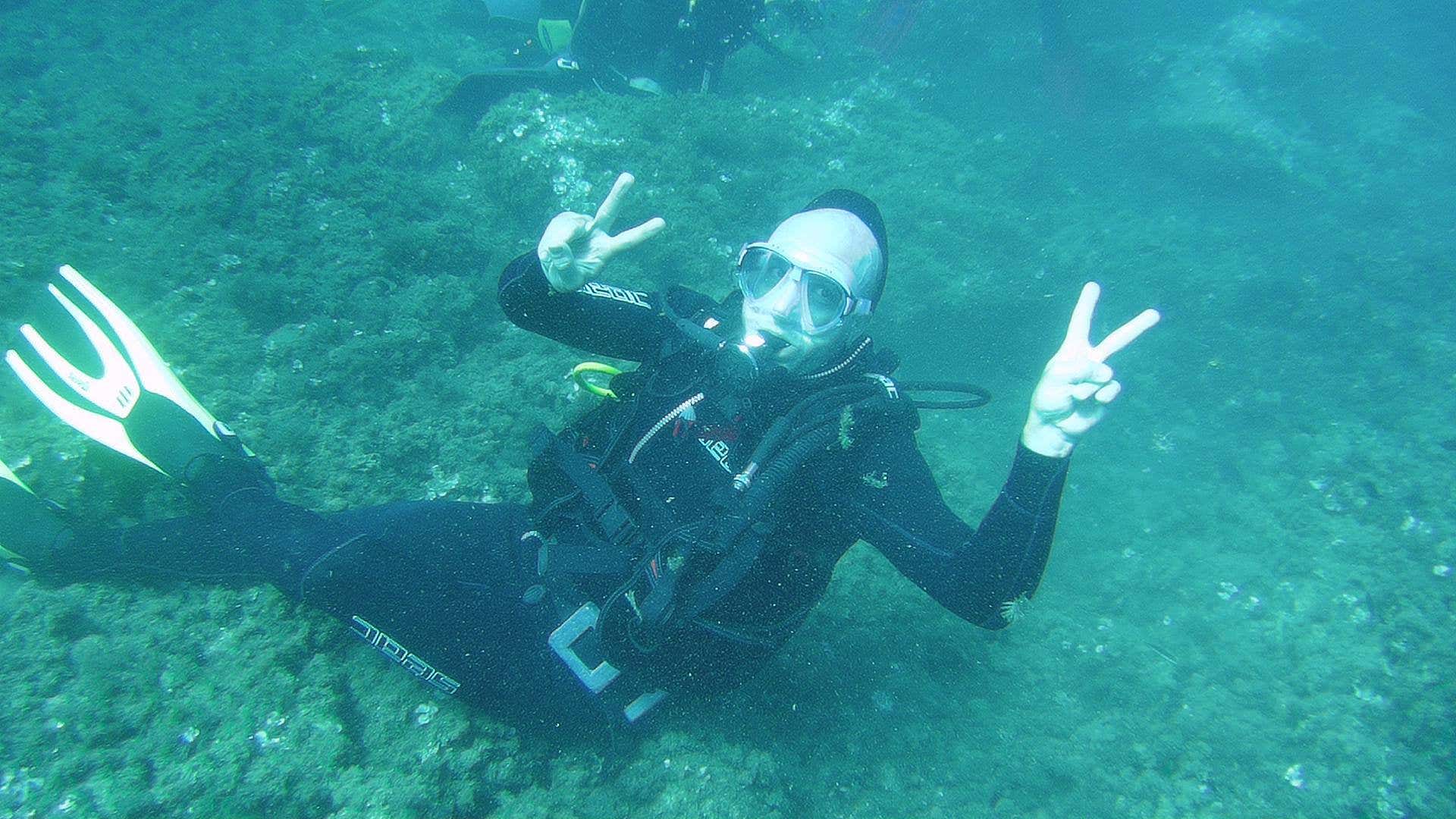 Sagoma Di Immersione Subacquea Relitto Vapore Di Moneglia Portofino