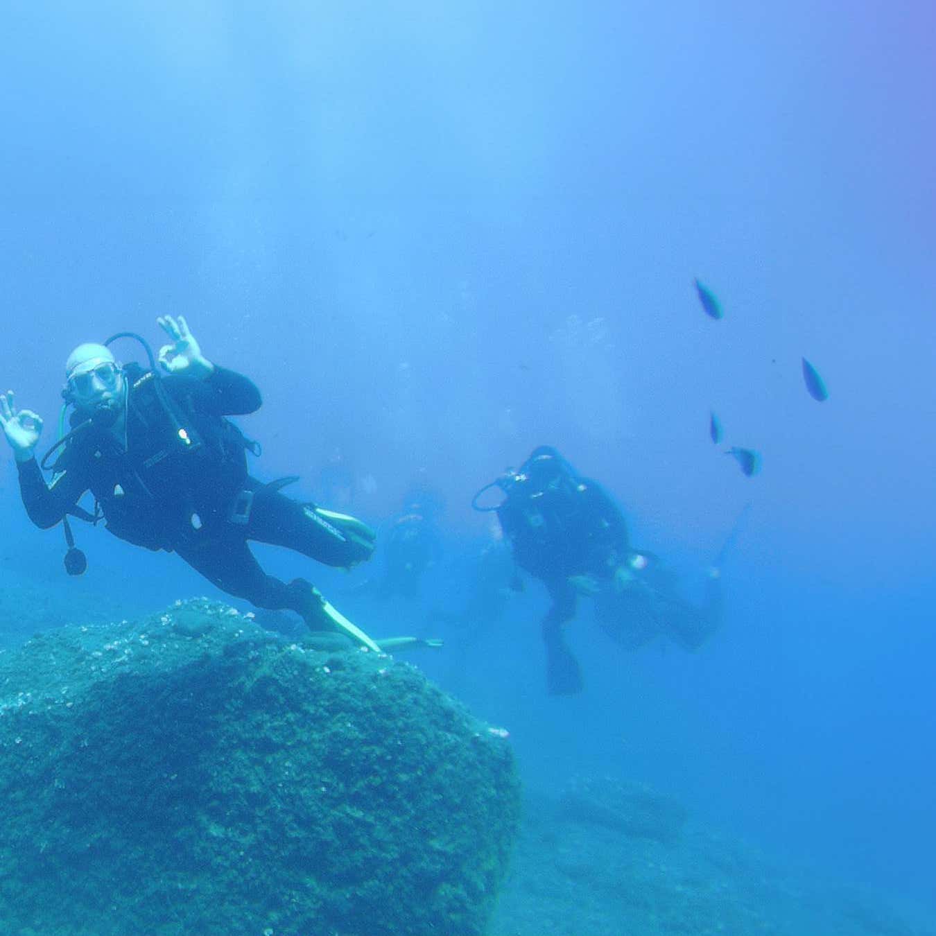 Prima immersione subacquea “battesimo del mare” a Camogli | Freedome