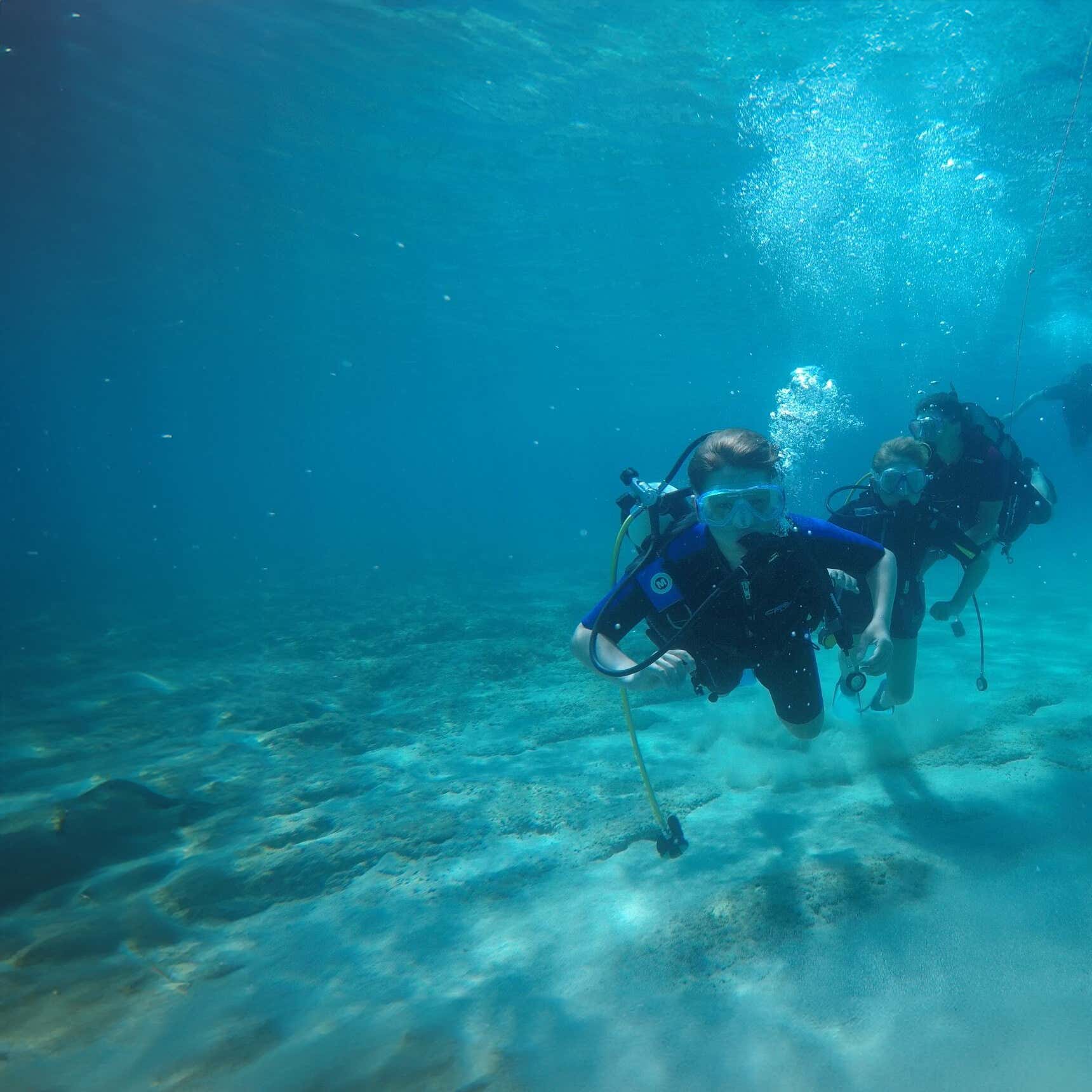 Prima immersione subacquea “battesimo del mare” vicino a Taranto | Freedome