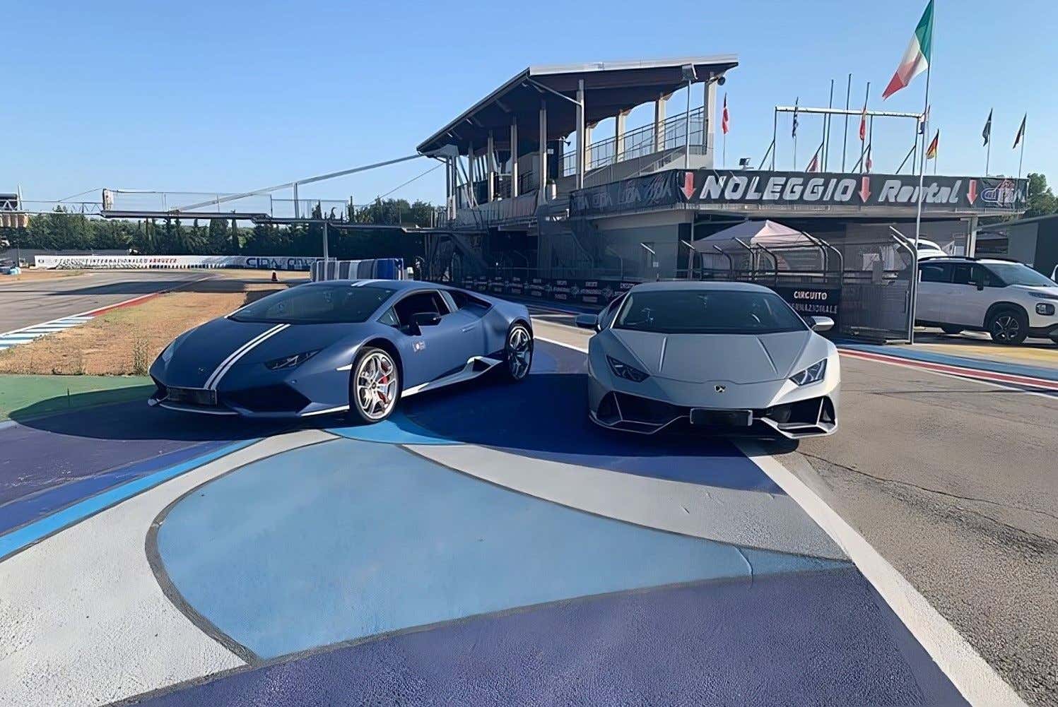 Double Lamborghini Experience at Castelletto Circuit | Freedome