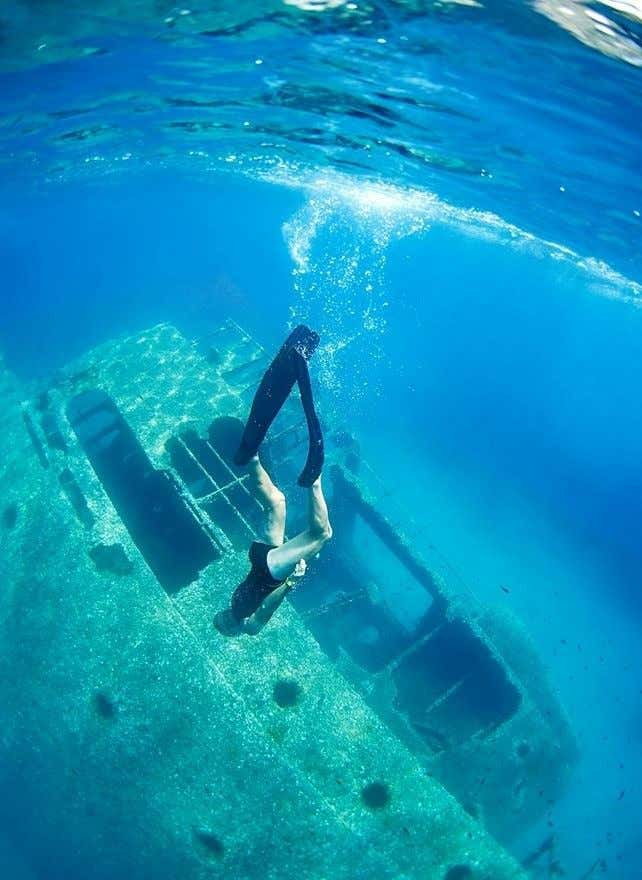 Tour in barca del Relitto di Pomonte dell’Isola d’Elba | Freedome